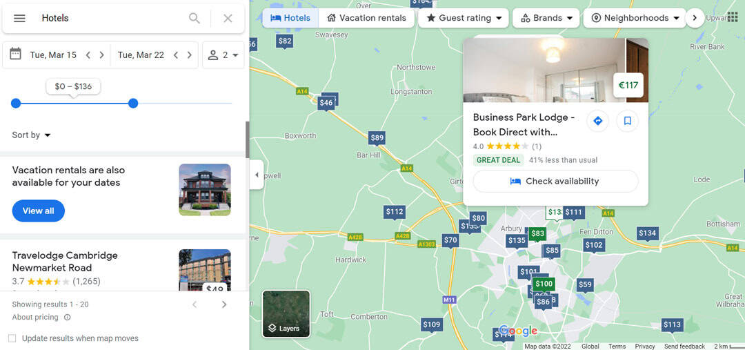 Benefits of Listing on Google Hotels and Google Vacation Rentals