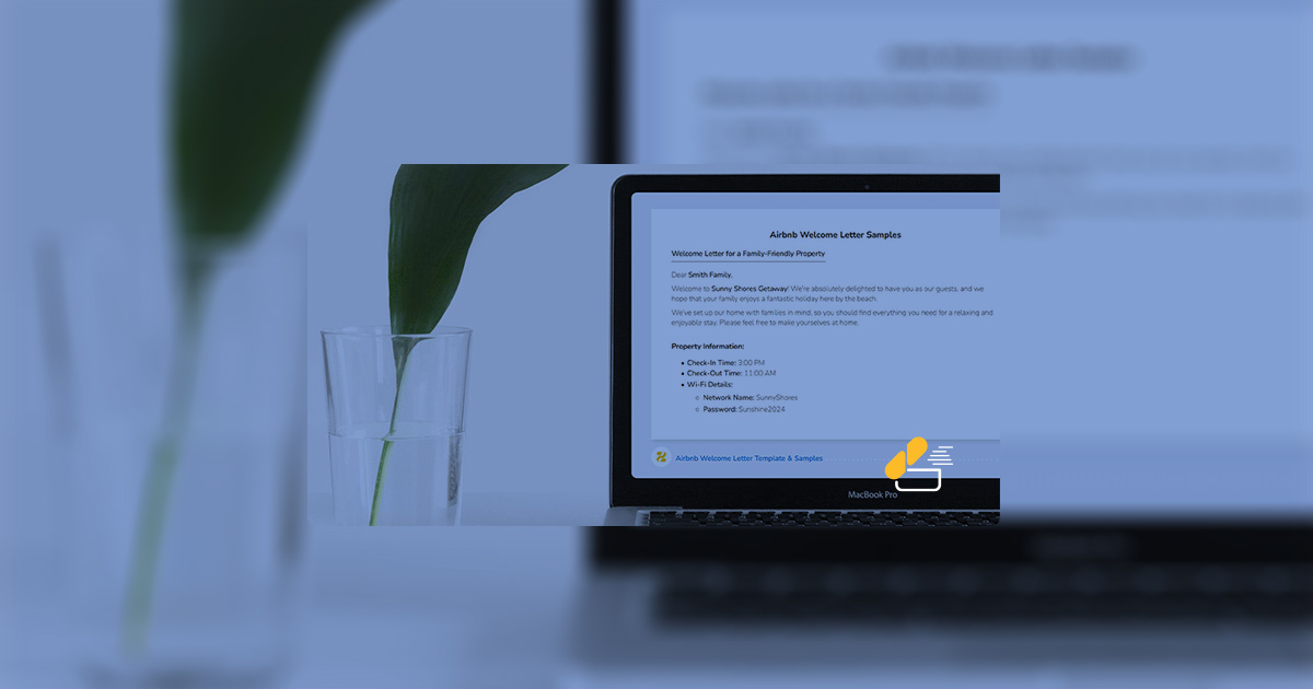 Airbnb Welcome Letter Template & Samples - Zeevou